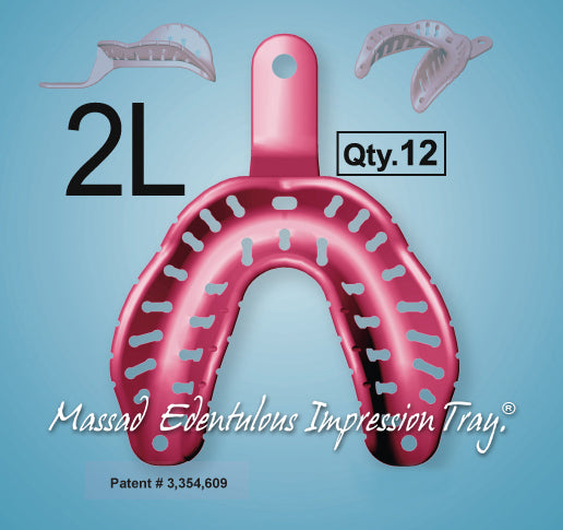 Massad Edentulous Tray - 2L Low Temperature Size S Lower Refill Packag ...